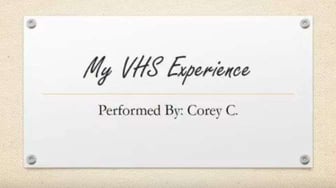 VHS Learning Scholarship Program